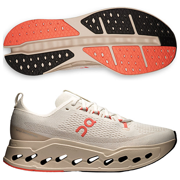 Cloudsurfer Max クラウドサーファー マックス オン ランニング　アイボリー×サーモン　【On|オン】ランニングシューズ3mf30433297-ivosal
