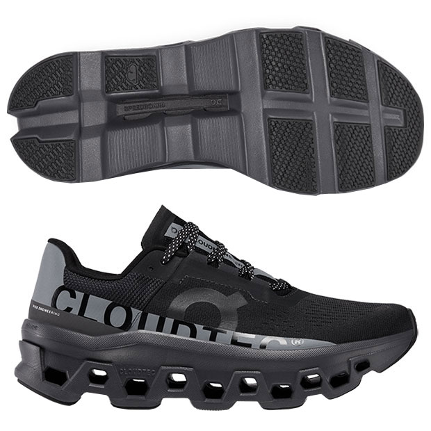 レディース Cloudmonster Lumos クラウドモンスター ルモス オン ランニング　ブラック　【On|オン】ランニングシューズ6298393w-blk