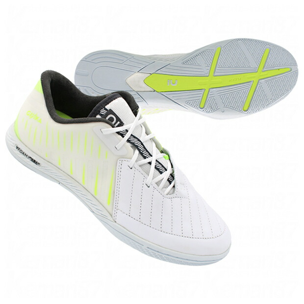 GINKA PRO WHITE　ホワイト×イエロー　【KIPSTA|キプスタ】フットサルシューズginkaprowhite