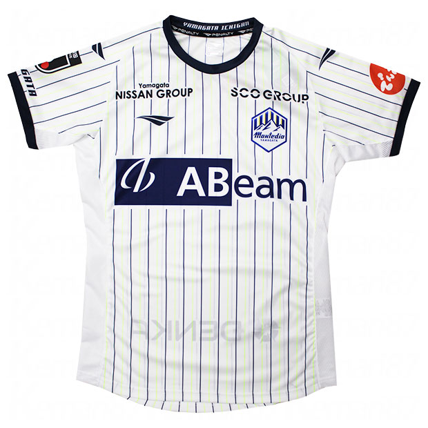 モンテディオ山形|2025|アウェイ|半袖オーセンティックユニフォーム　【PENALTY|ペナルティ】クラブチームレプリカウェアーpu5303m