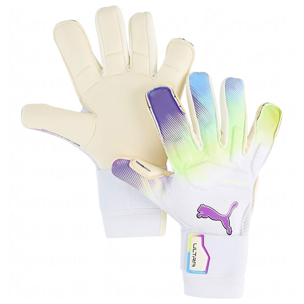 ウルトラ アルティメット BRILLIANCE ハイブリッド　プーマホワイト　【PUMA|プーマ】ゴールキーパーグローブ042115-01