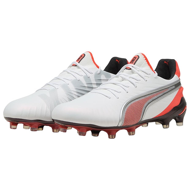プーマキング アルティメット FG/AG　プーマホワイト　【PUMA|プーマ】サッカースパイク108821-01