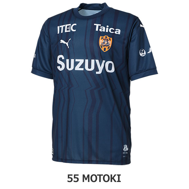 清水エスパルス 2025 リミテッド 半袖レプリカユニフォーム　55.西原源樹　【PUMA|プーマ】クラブチームレプリカウェアー706996-81-55-m