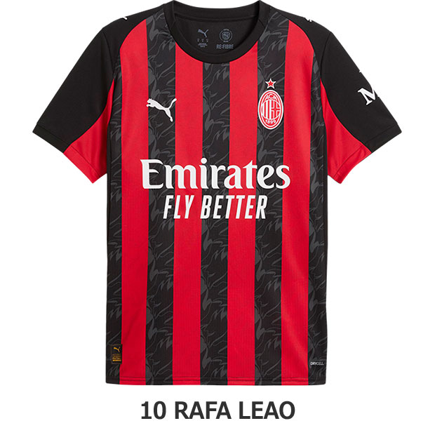 ACミラン 25-26 ホーム 半袖レプリカユニフォーム　10.ラファエル・レオン　【PUMA|プーマ】クラブチームレプリカウェアー779962-01-10-r