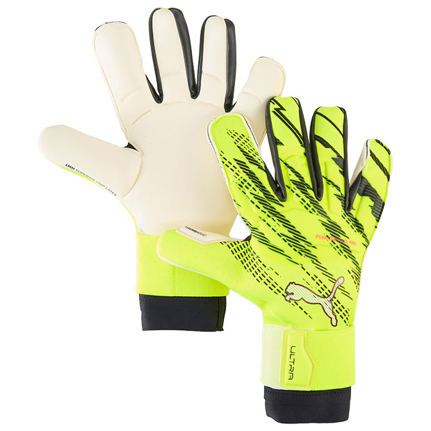 ウルトラ アルティメット ハイブリッド　イエローアラート　【PUMA|プーマ】ゴールキーパーグローブ042081-11