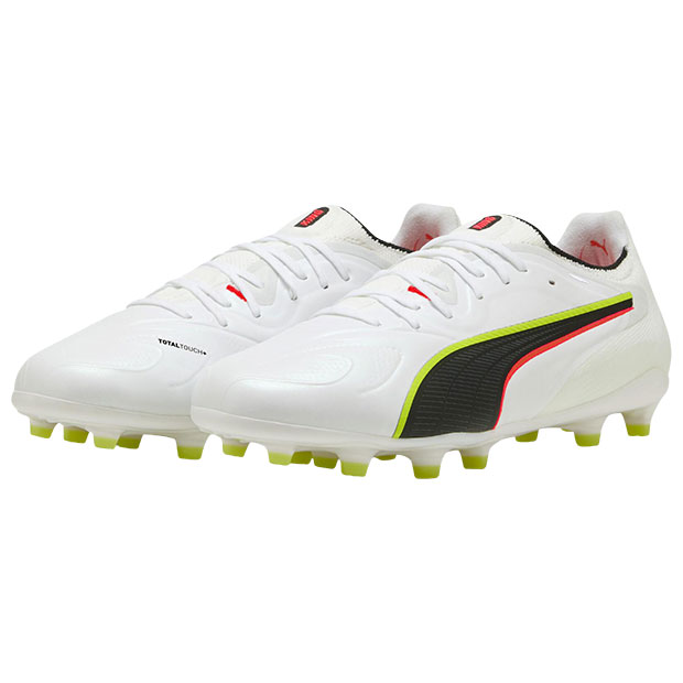 プーマキング 20 アルティメット FG/AG　プーマホワイト　【PUMA|プーマ】サッカースパイク108457-01