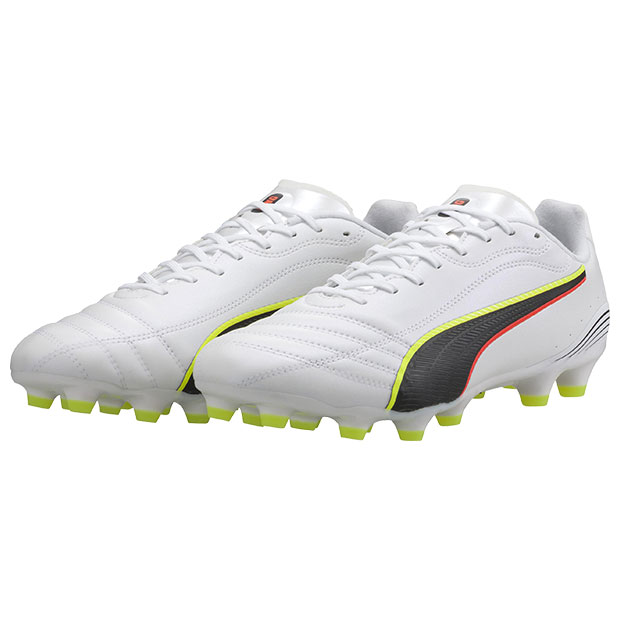 プーマキング 20 アルティメット JP HG/AG　プーマホワイト　【PUMA|プーマ】サッカースパイク108458-01