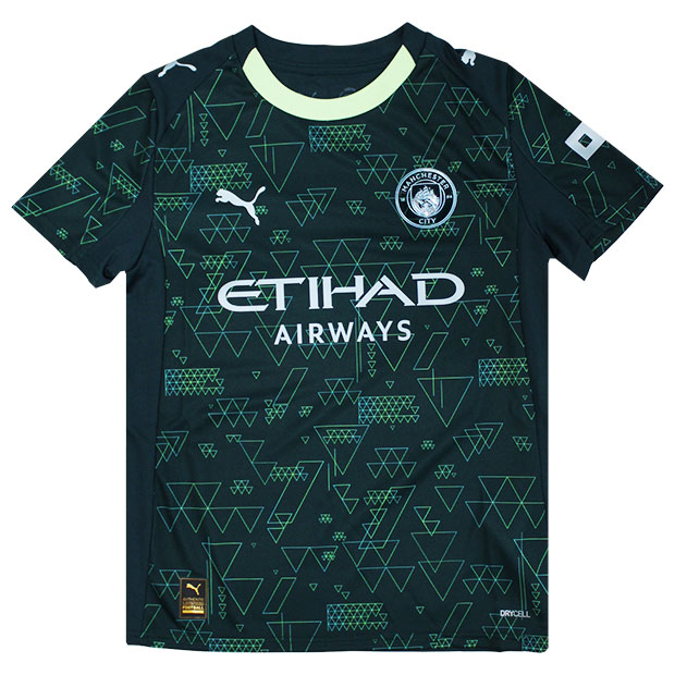 ジュニア マンチェスターシティ 25-26 4th 半袖レプリカユニフォーム　【PUMA|プーマ】クラブチームレプリカウェアー782694-04
