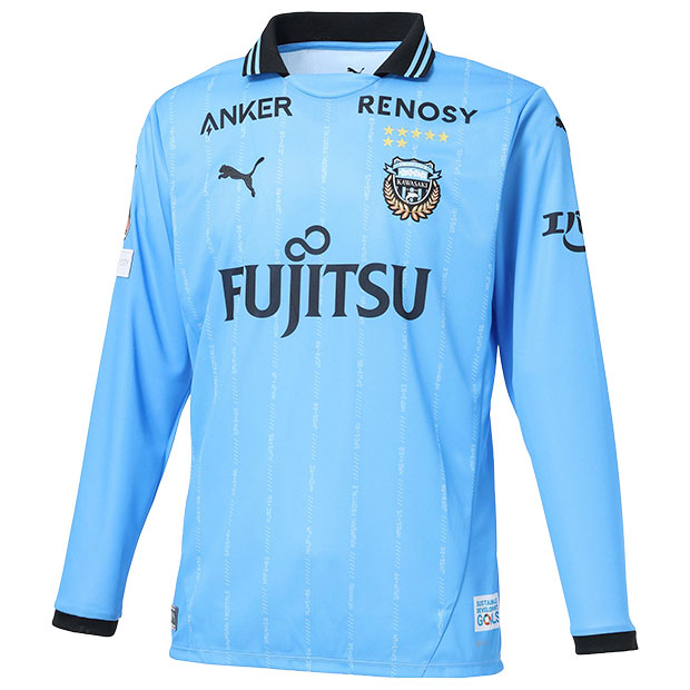 川崎フロンターレ 2025 ホーム 長袖レプリカユニフォーム　【PUMA|プーマ】クラブチームレプリカウェアー787408-11