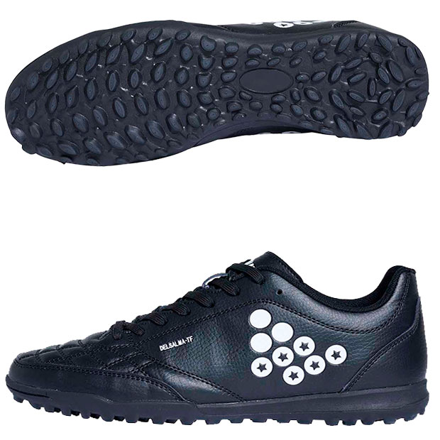 デルサルマ TF　ブラック　【SVOLME|スボルメ】サッカーフットサルトレーニングシューズ1251-40960-blk