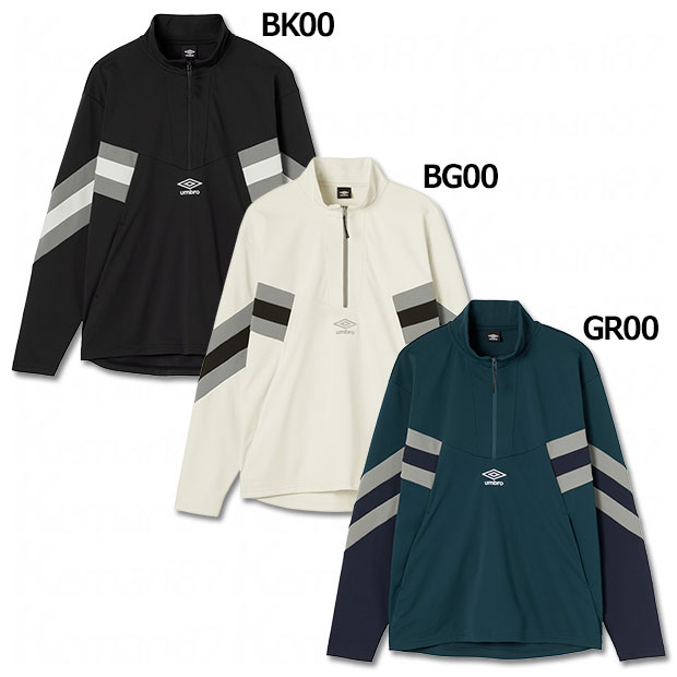 THE THIRD ウォームアップハーフジップトップ　【UMBRO|アンブロ】サッカーフットサルウェアーuf5fjg11m