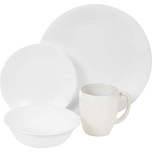 その他家電 Corelle Livingware 16-Piece Dinnerware Set, Winter Frost White , Service for 4
