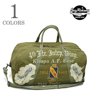 BUZZ RICKSONS バズリクソンズ へヴィーキャンバス|キット・バッグ|ハンドペイント『TYPE MF-1 KIT BAG Hand Paint』【アメカジ・ミリタリー】BR02826