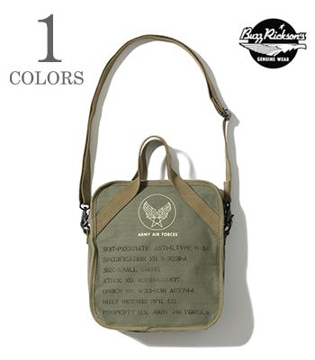 BUZZ RICKSONS バズリクソンズ ヘリンボーンツイル|ショルダーバッグ『SUIT-PNEUMATIC ANTI-G, TYPE G-3A H.B.T. BAG』【アメカジ・ミリタリー】BR02833