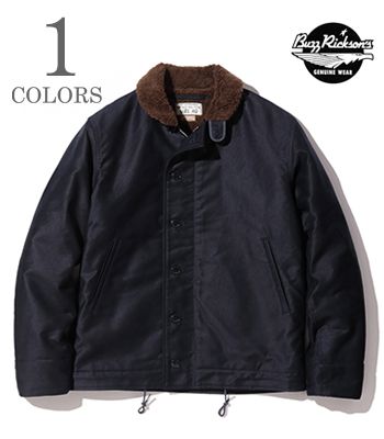BUZZRICKSON’S バズリクソンズ ジャングルクロス|デッキジャケット『Type N-1 Navy NAVY DEPARTMENT DEMOTEX-ED』【アメカジ・ミリタリー】BR15340