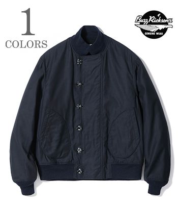 BUZZ RICKSONS バズリクソンズ レーヨンコットン|デッキジャケット『Type DECK HOOK RAYON COTTON VERSION NAVY DEPARTMENT』【ミリタリー・フライト】BR15762