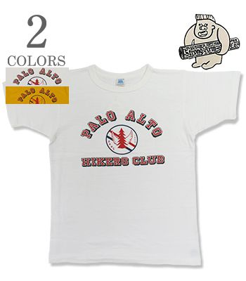 John Gluckow ジョングラッコー WAREHOUSE 半袖|12/-天竺|プリントTシャツ『Standard T-shirt Palo Alto』【アメカジ・カレッジ】JG-CS06-PALO