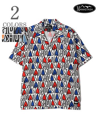 MANASTASH マナスタッシュ Naoki SAND Yamamoto 半袖|ガーゼ|マナロハシャツ『GAUZE MANALOHA SHIRT』【アウトドア】792-5123005