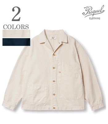 PREQUEL プリクエル HOMAGE 1907|オックスフォード|フレンチカバーオール『French Coverall』【アメカジ・ミリタリー】J1004