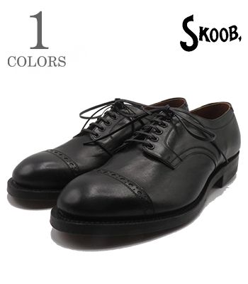 SKOOB スクーブ グッドイヤーウェルト製|グレージングカンガルー|パーフォレーション|ダービー『Old Kangaroos Low』【アメカジ・ミリタリー】OKG-001