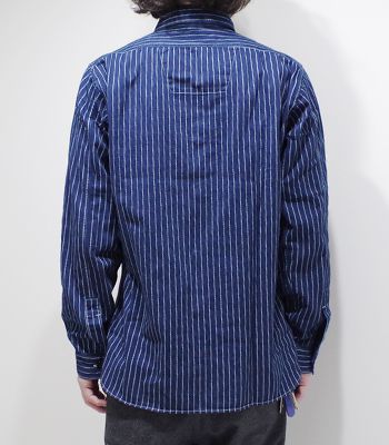 シュガーケーン 長袖 ワークシャツ SUGAR CANE 8.5oz. WABASH STRIPE WORK SHIRT SC25551
