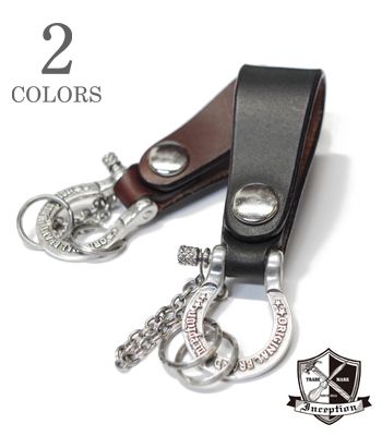 INCEPTION|インセプション キーリング|キーホルダー UKサドル シャックルホルダー IPSK-01