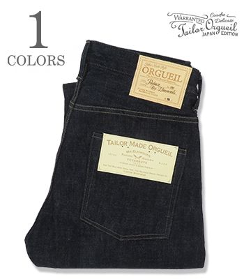 ORGUEIL オルゲイユ 14oz.セルビッジデニム|テイラージーンズ|レギュラーストレート『Tailor Jeans Regular Straight』【アメカジ・ワーク】OR-101
