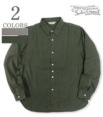 ORGUEIL オルゲイユ 長袖|フランネル|イブニングシャツ『Evening Flannel Shirt』【アメカジ・ワーク】OR-5105