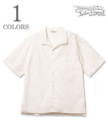 ORGUEIL オルゲイユ 半袖|イタリアンカラーシャツ『Italian Collar Shirt』【アメカジ・ワーク】OR-5115
