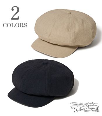 ORGUEIL オルゲイユ コットン|リネン|ラミー|ニュースボーイキャップ|キャスケット『News Boy Cap』【アメカジ・ワーク】OR-7365