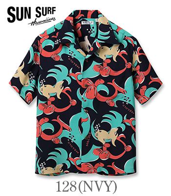 SUN SURF サンサーフ SHORT SLEEVE RAYON ALOHA SHIRT 24MODEL『MALOLO