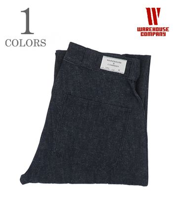 WAREHOUSE ウエアハウス ライトオンスデニム|トラウザーズ『NEW DEAL PROGRAMS DENIM TROUSERS』【アメカジ・ワーク】1231