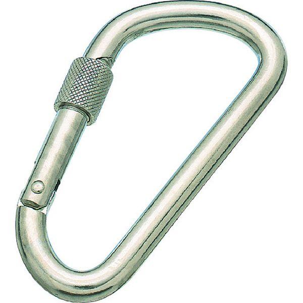 B1413 (株)水本機械製作所 水本 ステンレス カラビナD型(環付) 線径10mm 長さ113mm B1413-TN WO店の通販はau ...