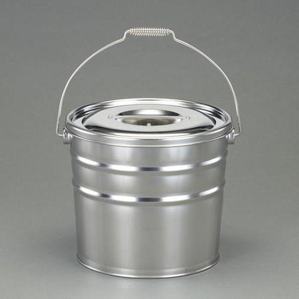 エスコ ESCO 13L バケツ・ふた付(ステンレス製) EA508S-213 WO店の通販はau PAY マーケット - ヒロチー商事 | au PAY マーケット－通販サイト