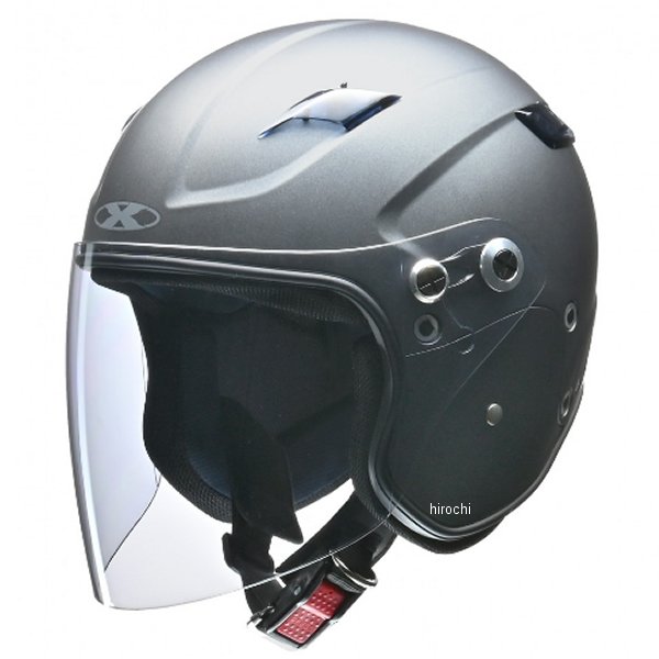 RAZZO STRADA リード工業 セミジェットヘルメット RAZZO STRADA マットガンメタ フリーサイズ (57-60cm未満 ...