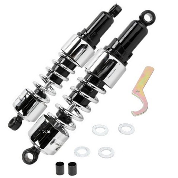 プログレッシブ PROGRESSIVE ショック 硬め 412 88年-00年 ゴールドウィング GL1500 343mm クローム WO店の ...