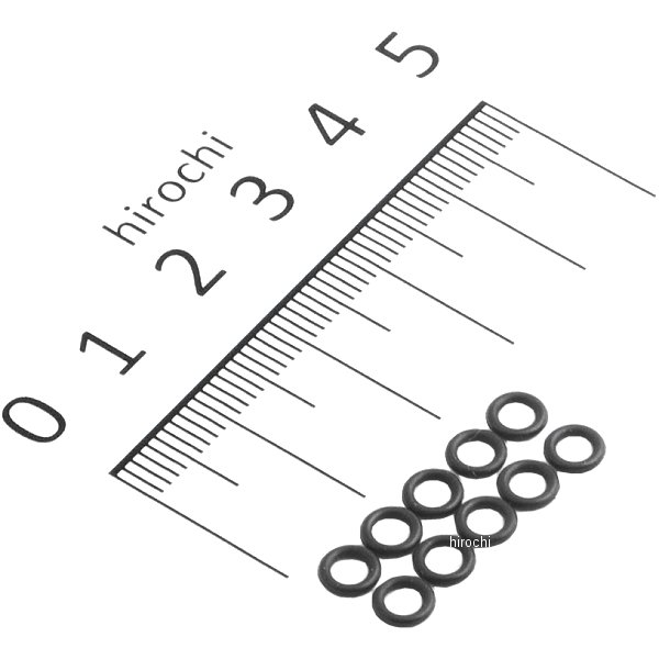 NTB Oリング φ5 パイロットスクリュー用 10個入り 13295-29900、92055-1002 4510422037035 WO店の ...