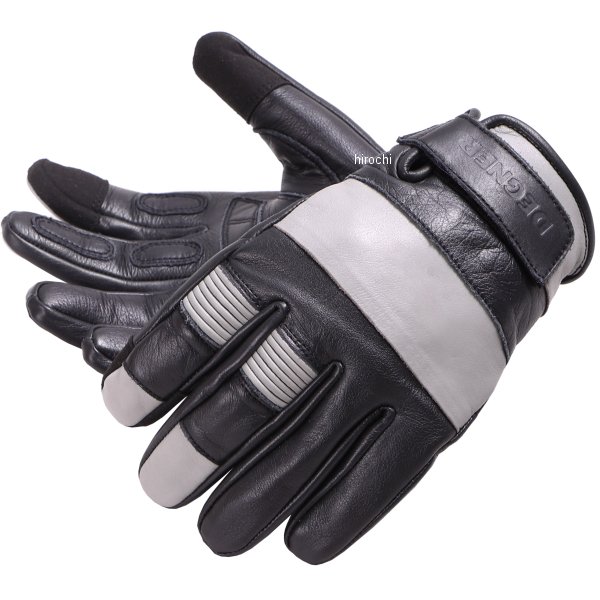 デグナー DEGNER レザーショートグローブ 黒/白グレー Mサイズ TG-73 WO店の通販はau PAY マーケット - ヒロチー商事 | au PAY マーケット－通販サイト