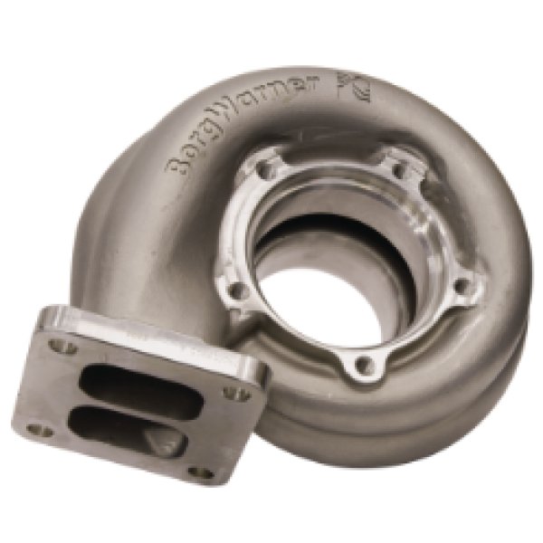 BorgWarner Turbine Housing SX S200 T4 Twin Volute A/R .83 61mm ...