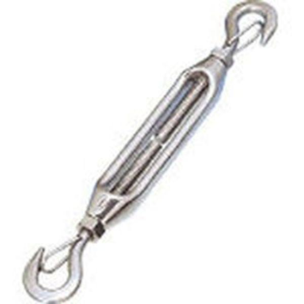 B1352 (株)水本機械製作所 水本 ステンレス 枠式ターンバックル外れ止め付(フック＆フック) 2分 B1352-TN WO店の通販はau ...