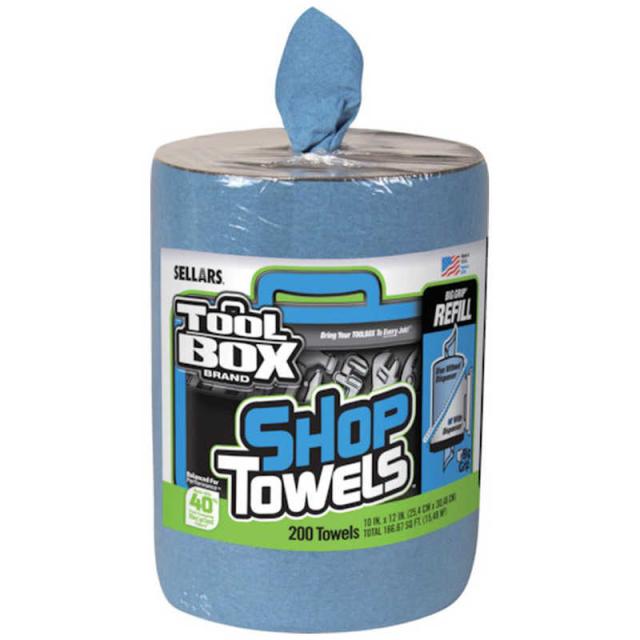 SELLARS SELLARSTOOLBOX[[R上]]ショップタオル(ケース付)詰め替え用ブルー200シートZ400 55207の通販はau ...