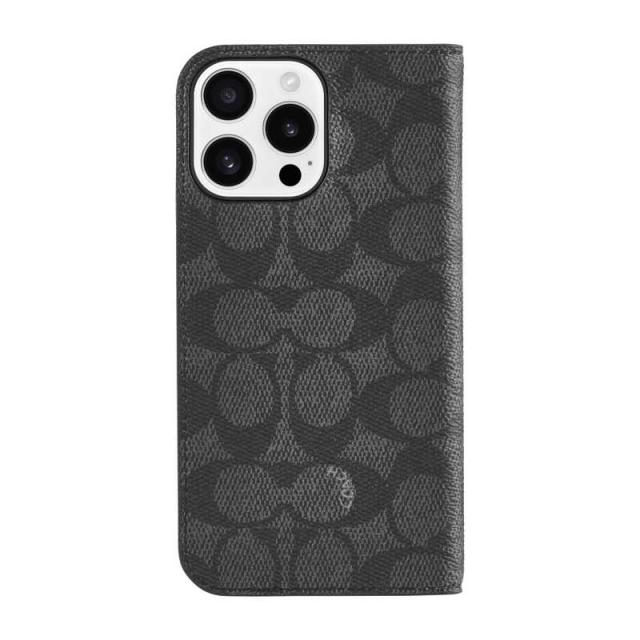 COACH iPhone 16 Pro Max Coach Folio Case - Signature Charcoal w/ Recycled CH054156の通販はau PAY ...