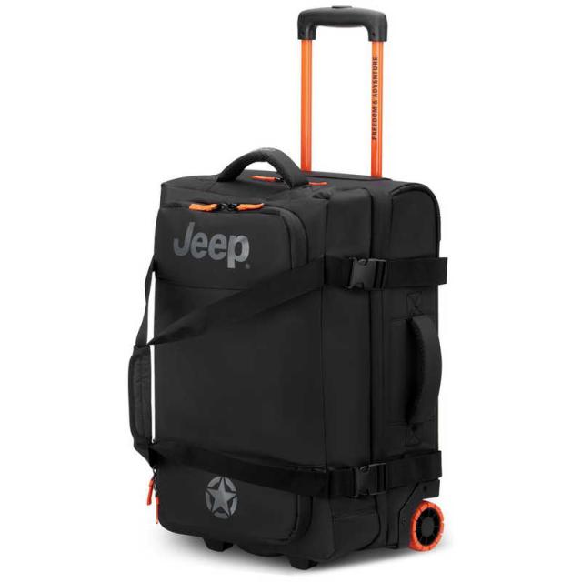 ジープ　ソフトキャリー ボストンキャリー 大型ダッフルバッグ 機内持込 Sサイズ CASCADE カスケード ブラック　J0274321000