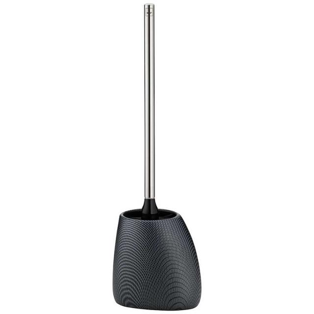 ケラ　トイレブラシセット Moiree　ブラック　20203