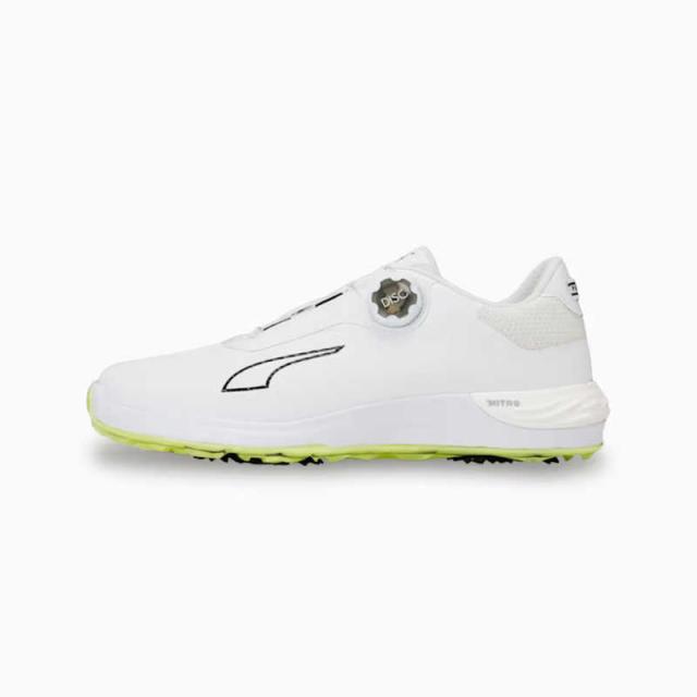 プーマ　ゴルフシューズ パワーアセンドニトロ ディスク スパイクレス [メンズ/27.0cm] PUMA White×PUMA Black×Fizzy Light　31314601_25FW