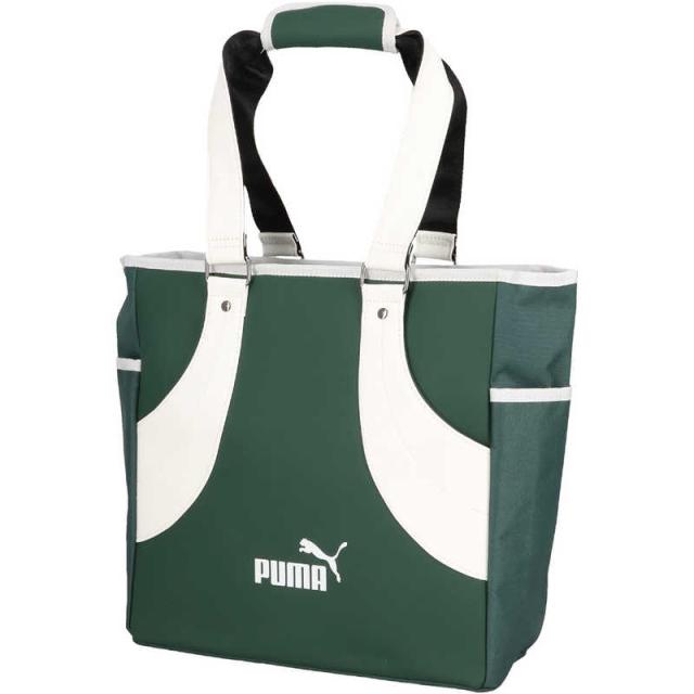 プーマ　ゴルフ FOG クラシックトートバッグ GREEN TERRAIN-PUMA WHITE　091941_25FW
