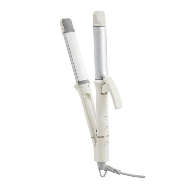 BRUNO　ブルーノ　2WAYヘアアイロン 32mm 140℃〜200℃ 交流(コード)式 エクリュ　BOE147-ECRU