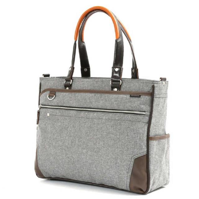 HARVEST　ビジネストートバッグ moustache on time グレー　JPF-2172