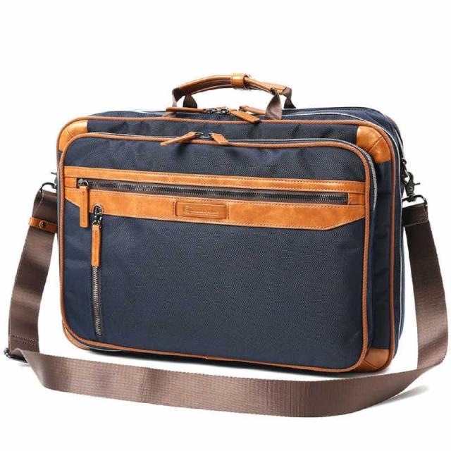 HARVEST　3Wayブリーフバッグ moustache on time ネイビー　KIX-2145