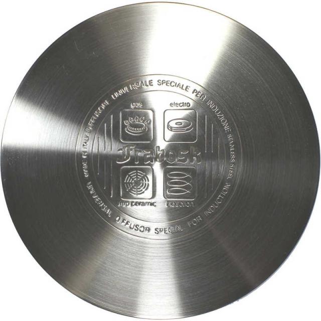 フラボスク　Frabosk IHヒーティングプレート22cm(IH・ガスコンロ両用) シルバー　099.04.3